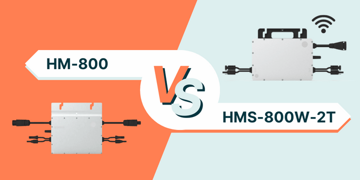 HM-800 vs. HMS-800W-2T: Was sind die Unterschiede der Balkonkraftwerk-