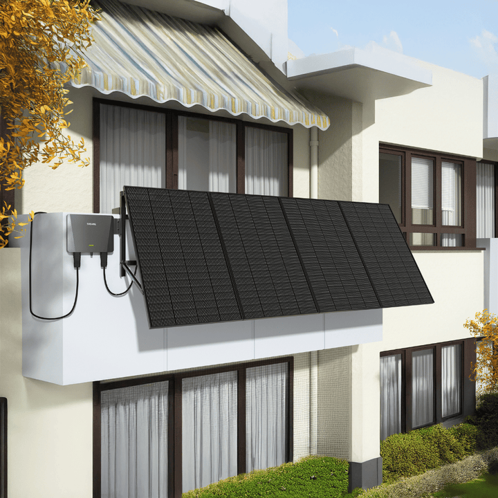 Sunshare Balkonkraftwerk Komplettsets – Für Beton- & Geländerbalkone