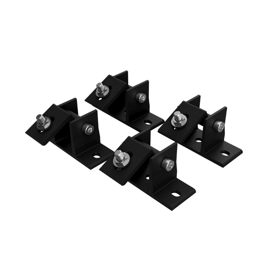 Montagesystem - Yuma Balcony 90° ( bis 117 cm Modulbreite)